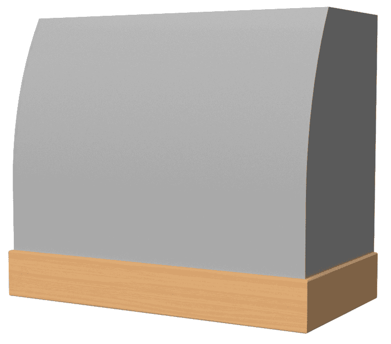 ER200 Series Wood Range Hood - Stanisci Design Wood Hoods