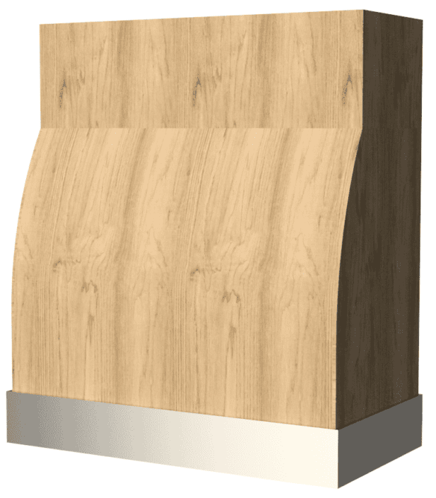 ER600 Series Wood Range Hood - Stanisci Design Wood Hoods