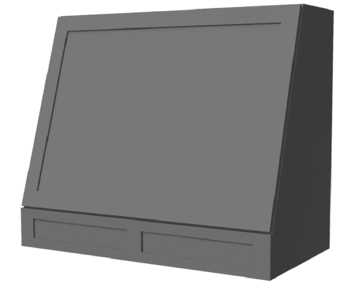 FX300 Series Wood Range Hood - Stanisci Design Wood Hoods