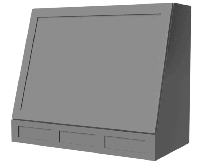 FX300 Series Wood Range Hood - Stanisci Design Wood Hoods